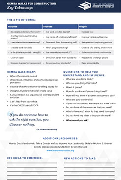 Gemba Walk | Lean Construction Institute